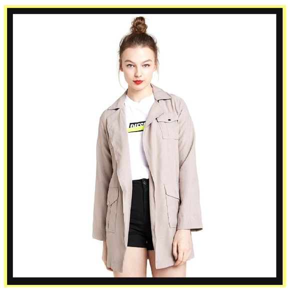 New Look | Jackets & Coats | Stone Safari Jacket | Poshmark